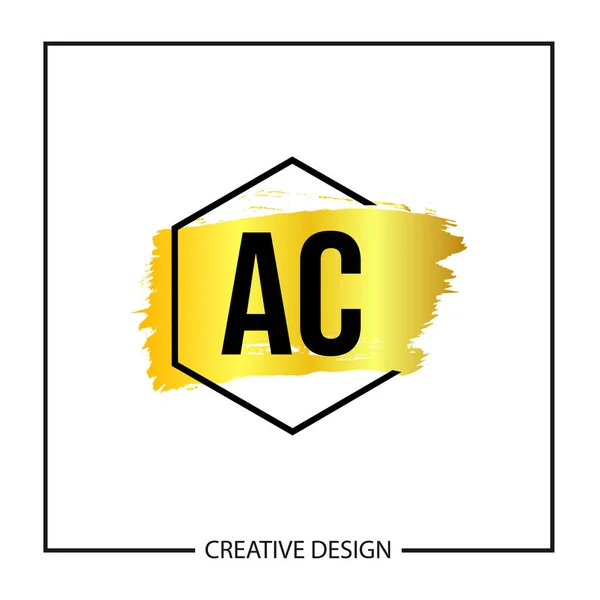 Ac logo design imágenes de stock de arte vectorial | Depositphotos