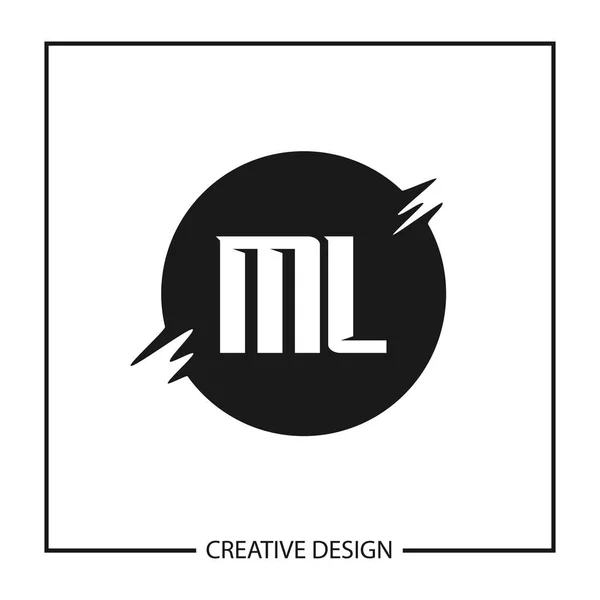 Ml logo design Vector Art Stock Images | Depositphotos