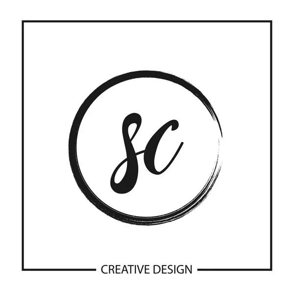 Logotipo de la letra sc imágenes de stock de arte vectorial | Depositphotos