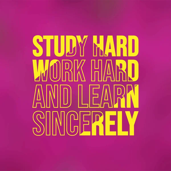 Quotes hard work Vector Art Stock Images | Depositphotos