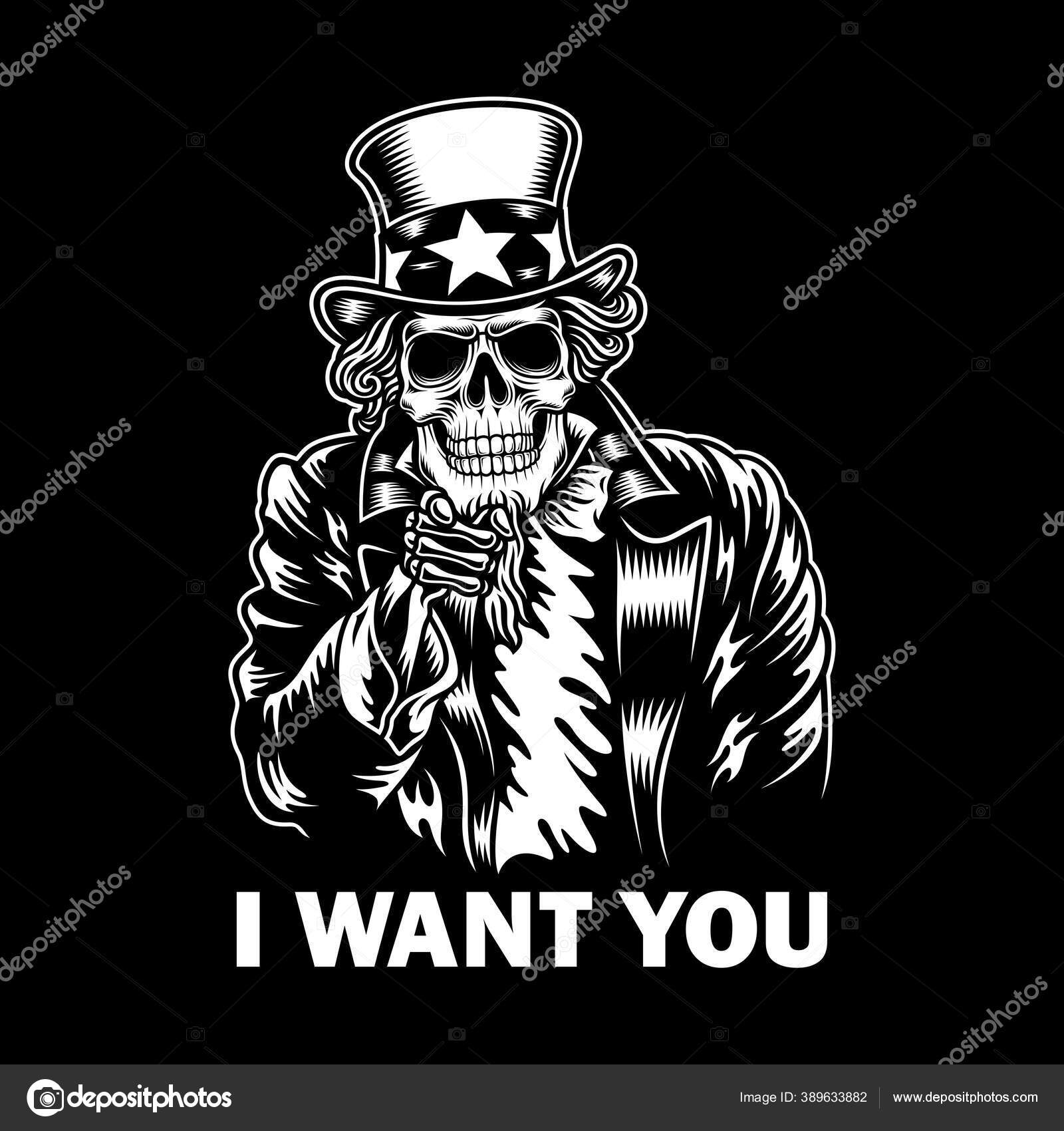 Uncle Sam Wants You Vector