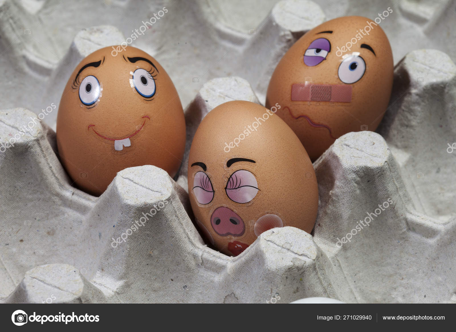 Easter Egg Designs Faces