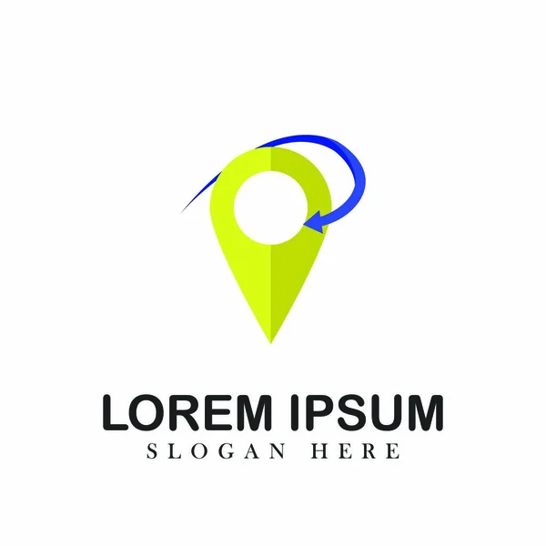 Geo Map Point Location Logo design Stock Vector Image by ©Sentavio ...