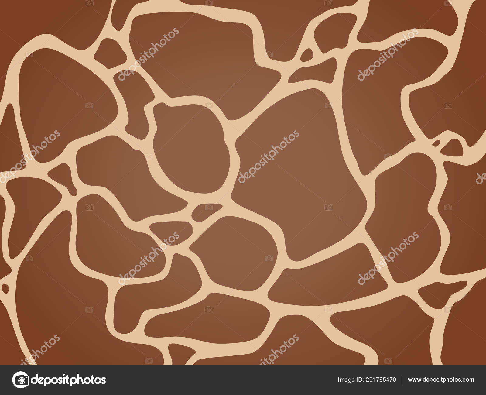Brown Beige White Animal Skin Texture Giraffe Pattern Print — Stock ...
