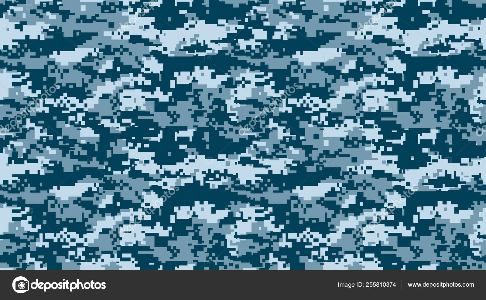Blue Digital Camo Texture