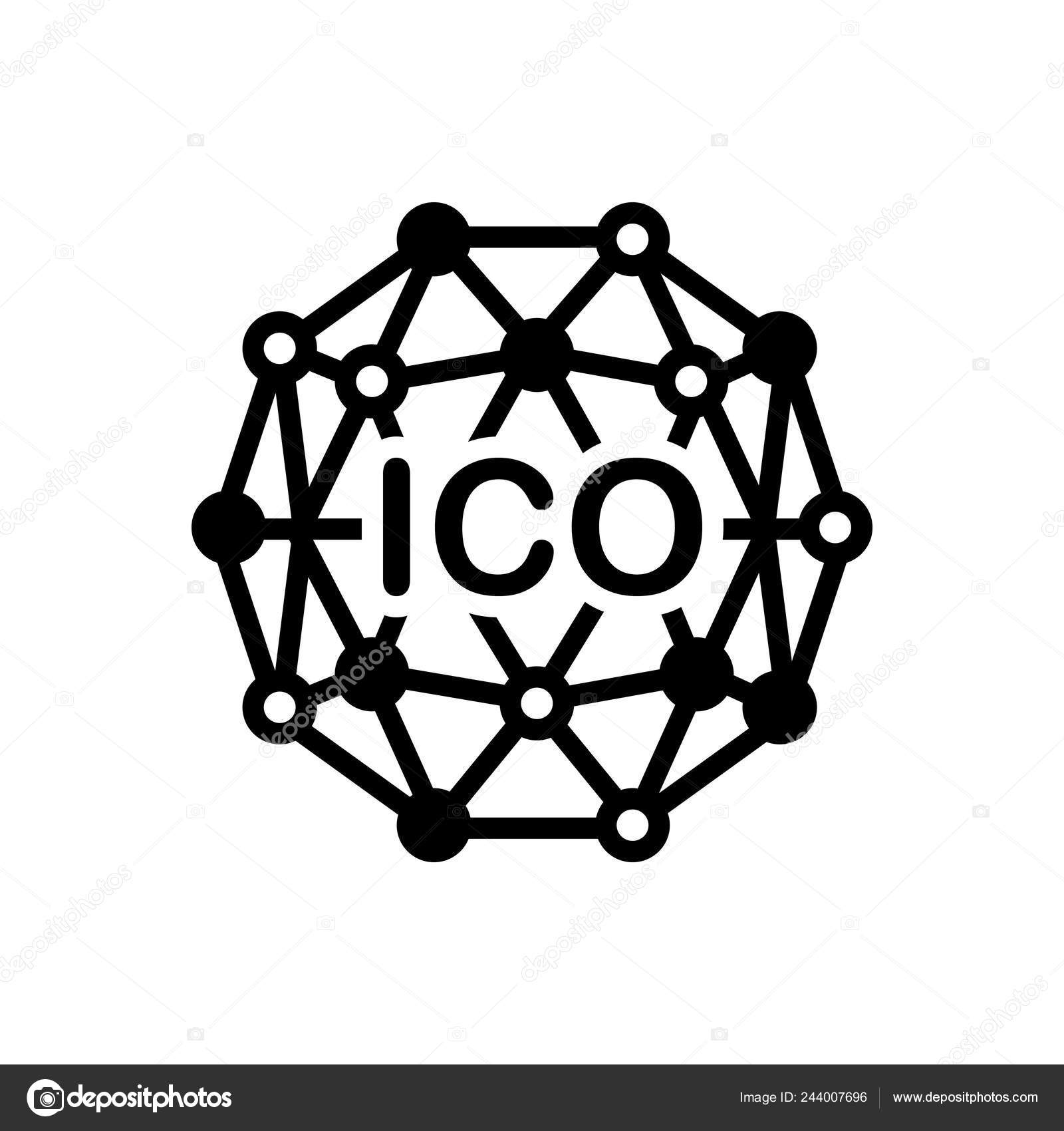 Solid Color Icon Ico Initial — Stock Vector © creativepriyanka #244007696