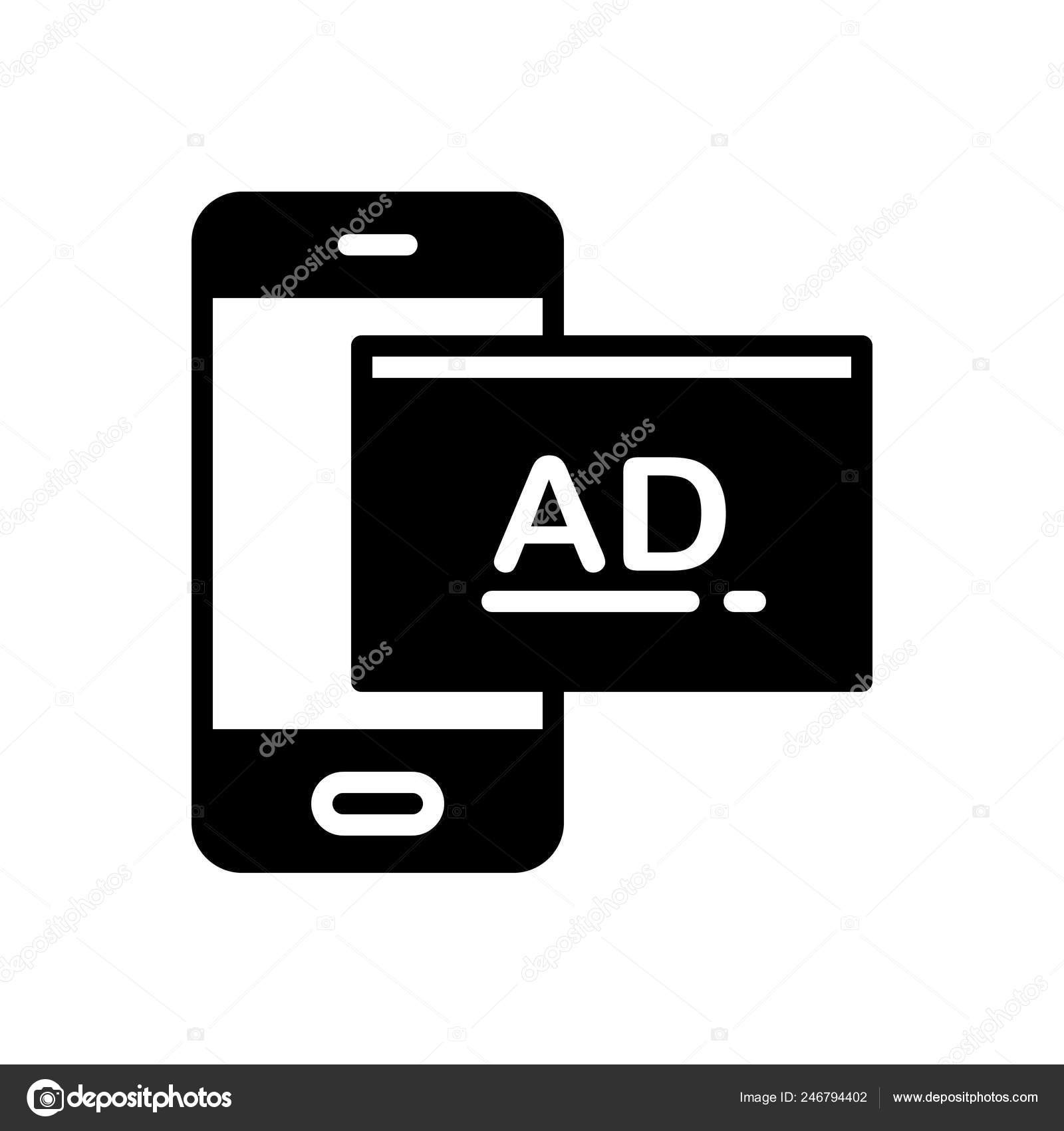 Solid Black Icon Sponsored Ads ⬇ Vector Image by © creativepriyanka ...