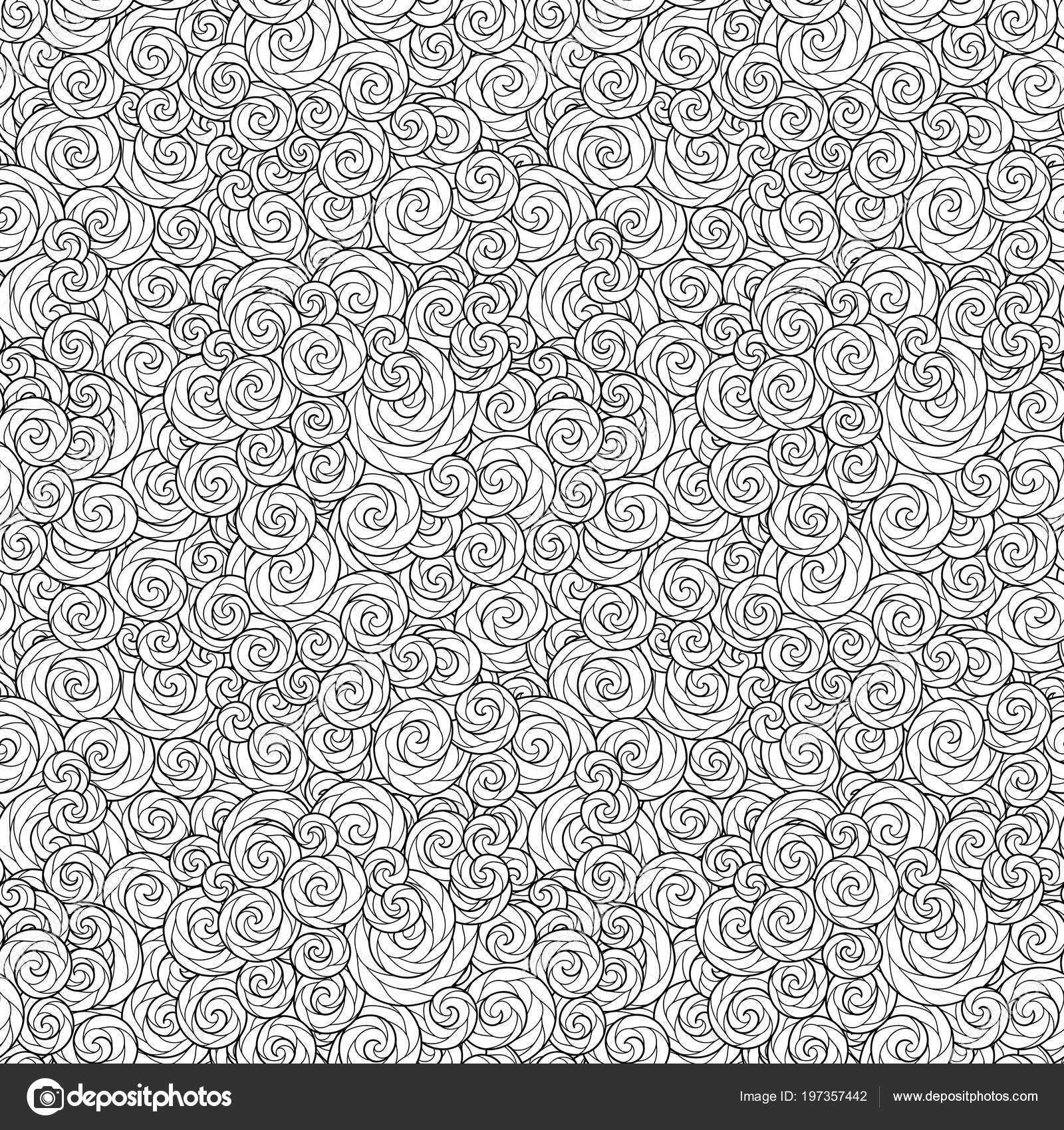 Seamless Wave Pattern Coloring Book — Stock Vector © karpenyuk #197357442