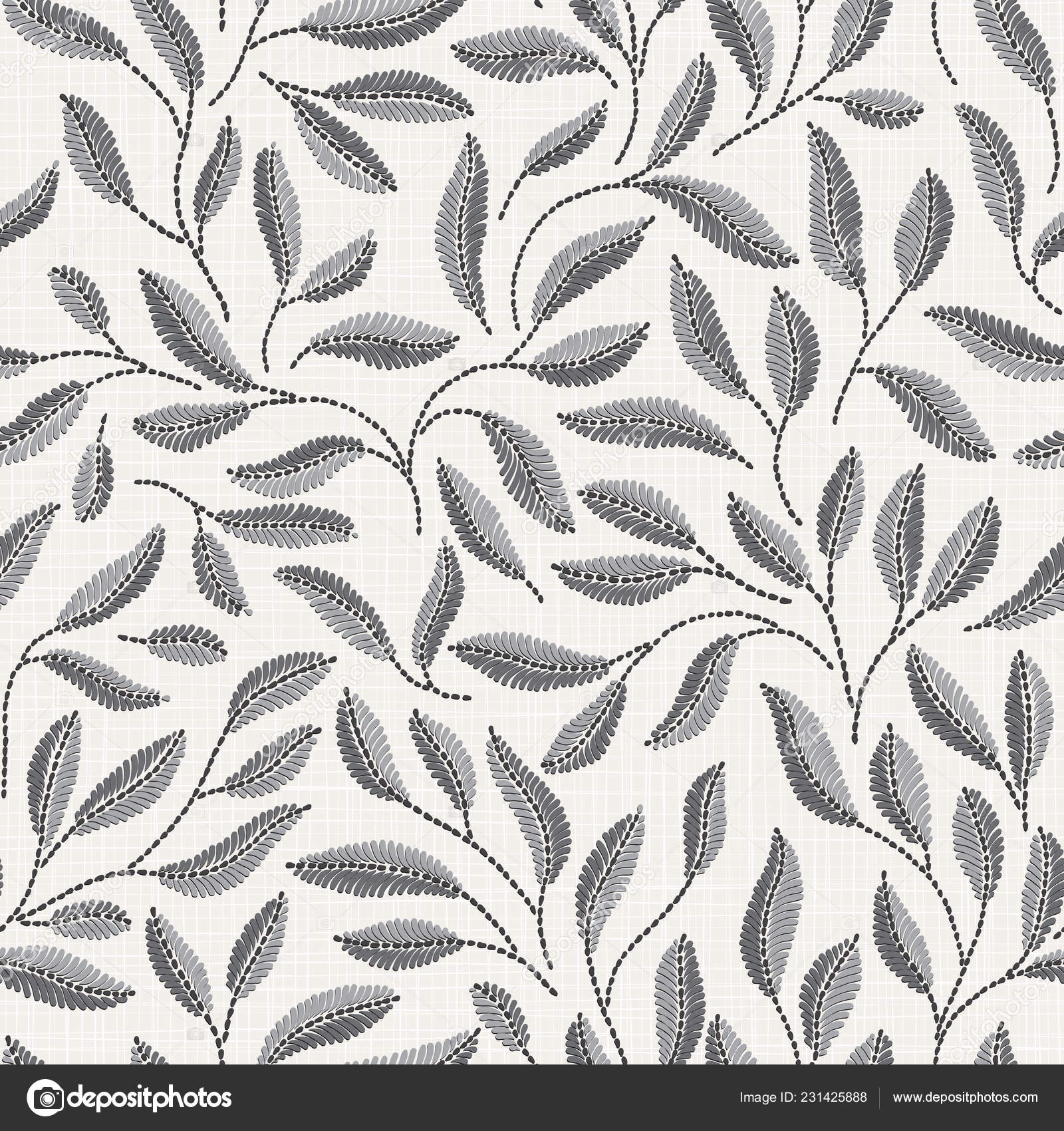 Embroidery Floral Seamless Pattern Linen Cloth Texture Textile Home ...