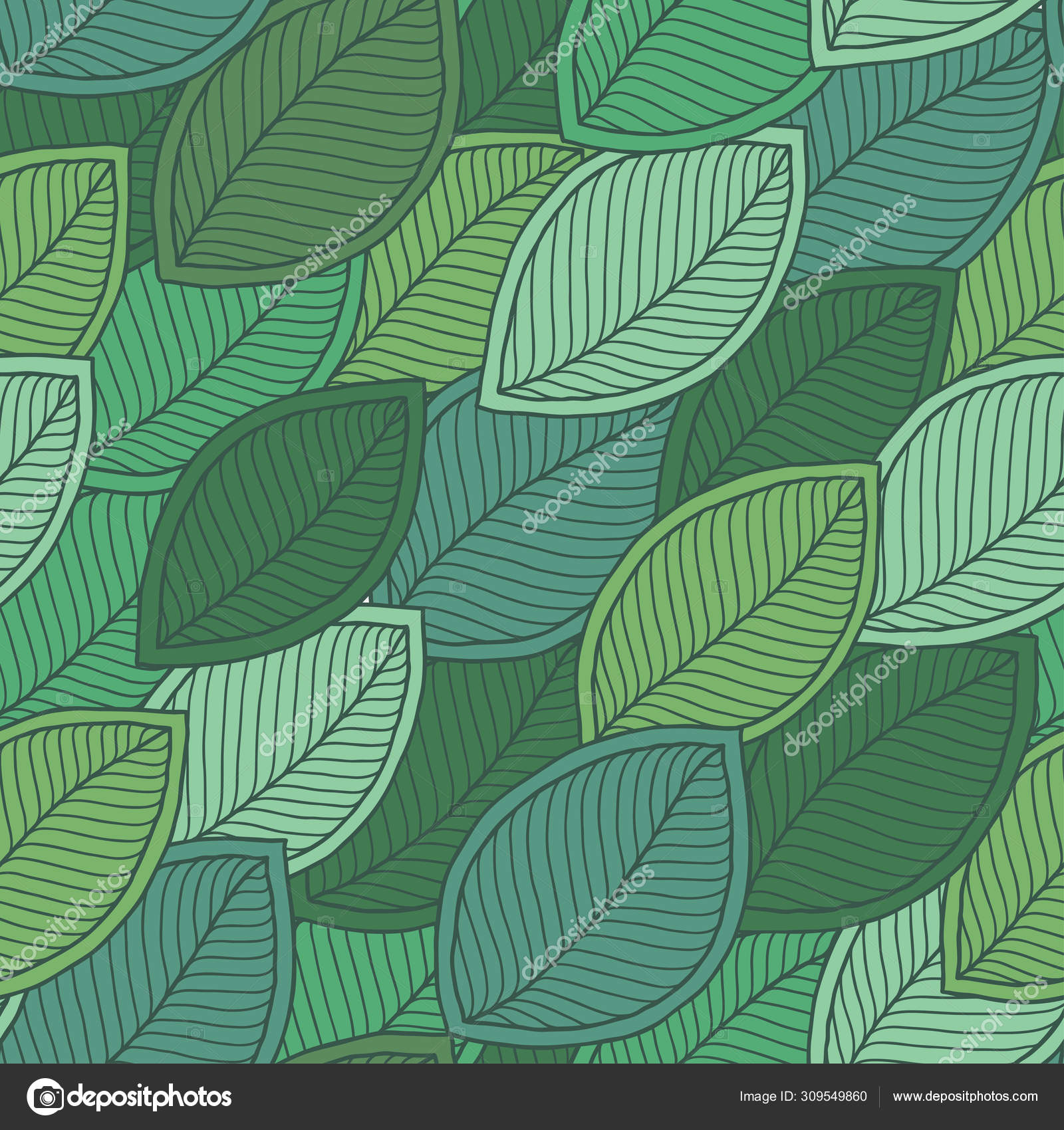 Beautiful spring leaves seamless pattern Stock Vector by ©karpenyuk ...