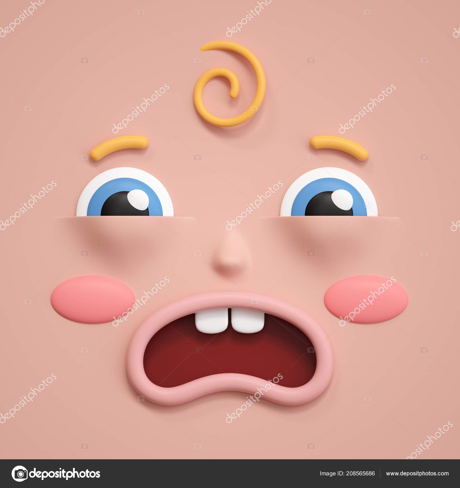 Sad 3d Cartoon Characters