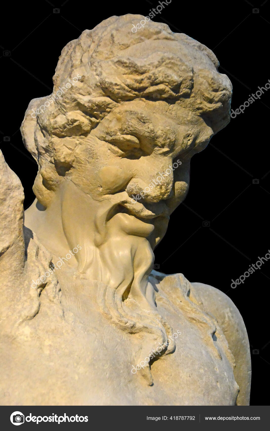 Ancient Greek Statue God Priapus Dating 300Bc Priapus Greek God – Stock ...