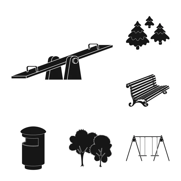 Park plan pictograms Imágenes Vectoriales, Gráfico Vectorial de Park ...