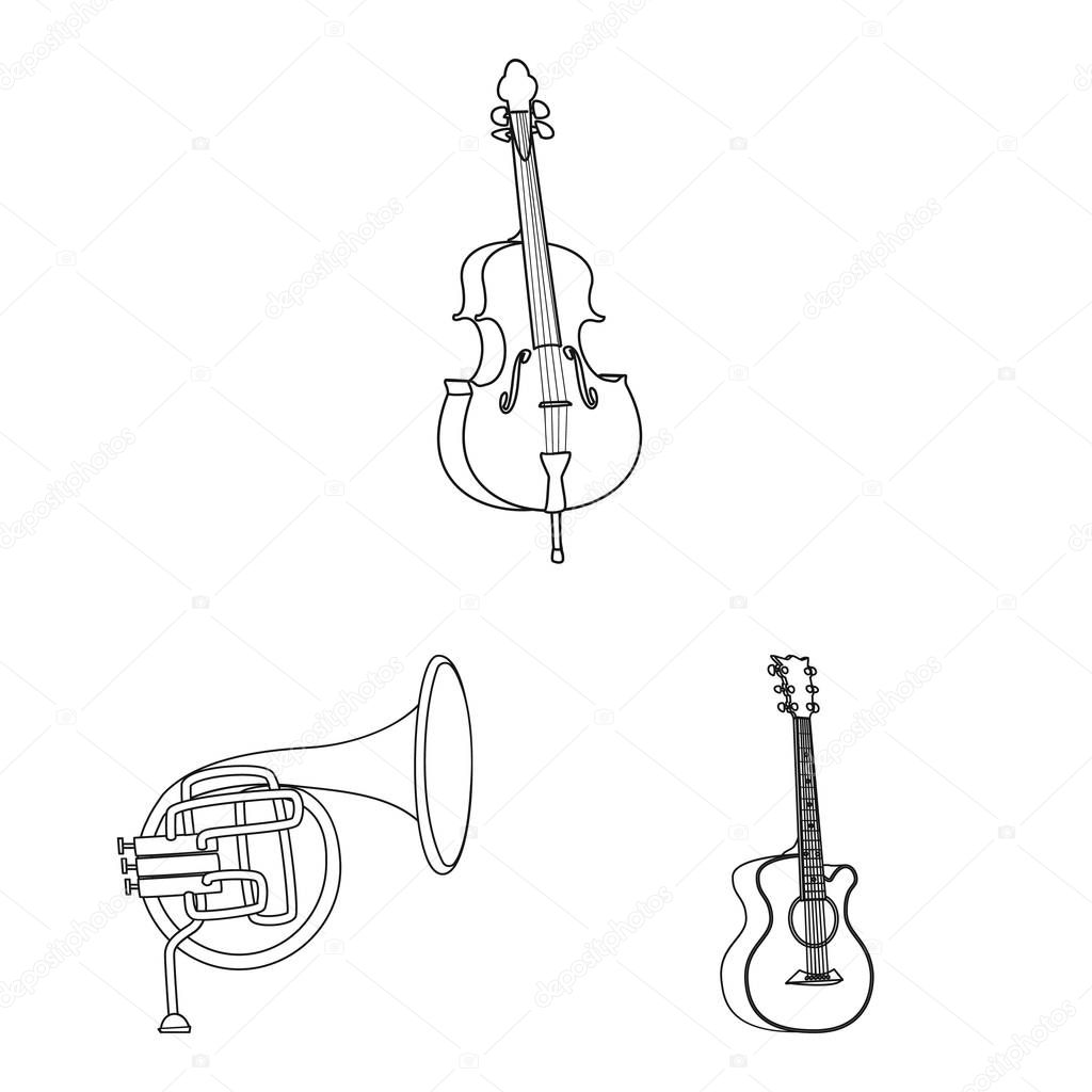 Ilustraci n vectorial de m sica y logotipo de melod a. Colecci n de m sica e ilustraci n de ...