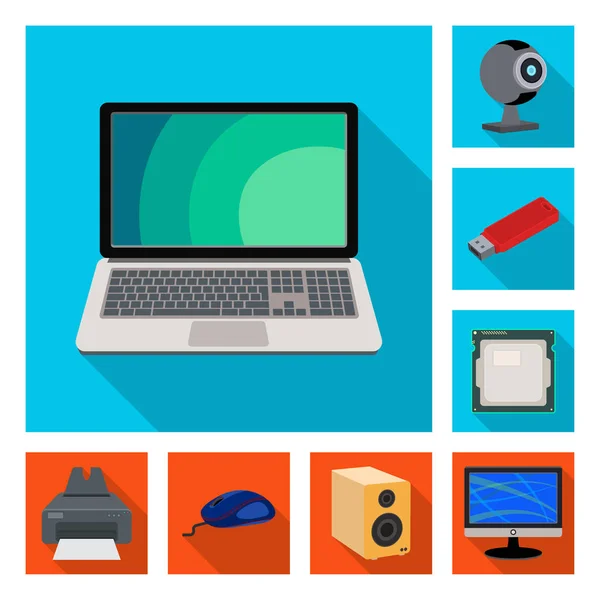 Ilustraci n vectorial del logotipo del ordenador port til y del dispositivo. Colecci n de port ...