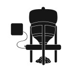 Vector illustration of feed and machine logo. Set of feed and industry ...