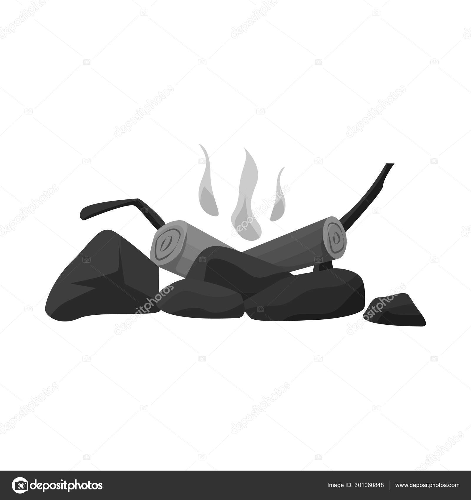 Vector illustration of log and firewood logo. Set of log and fuel stock ...