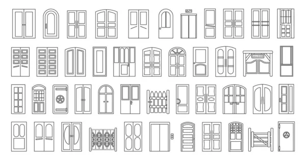Exterior door Vector Art Stock Images | Depositphotos