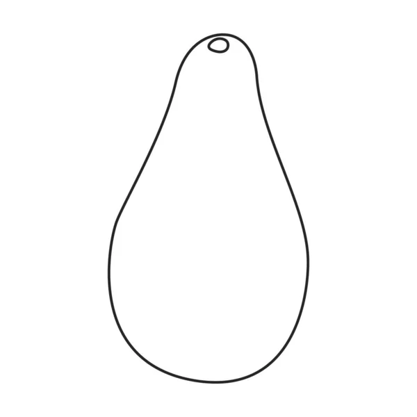 Pear Shape Outline