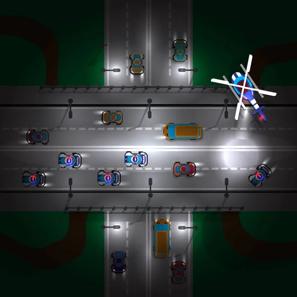 Police chase Vector Art Stock Images | Depositphotos