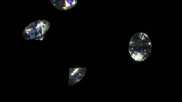 Falling Diamonds Background Loop Stock Video Footage by ©3dart #209592780