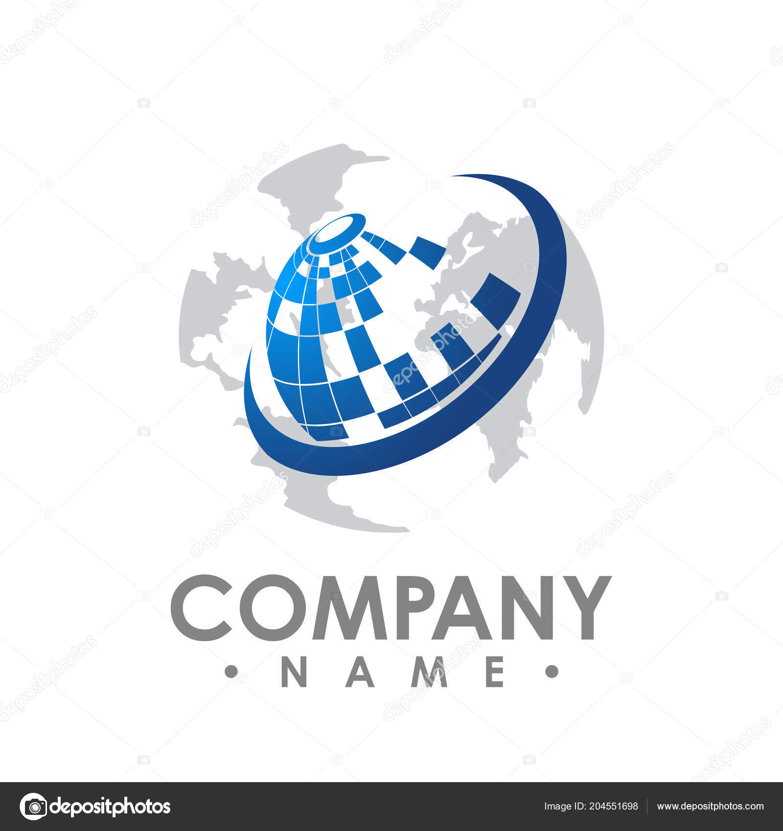 Abstract Circle Network Technology Logo Vector Unique Abstract Circle ...