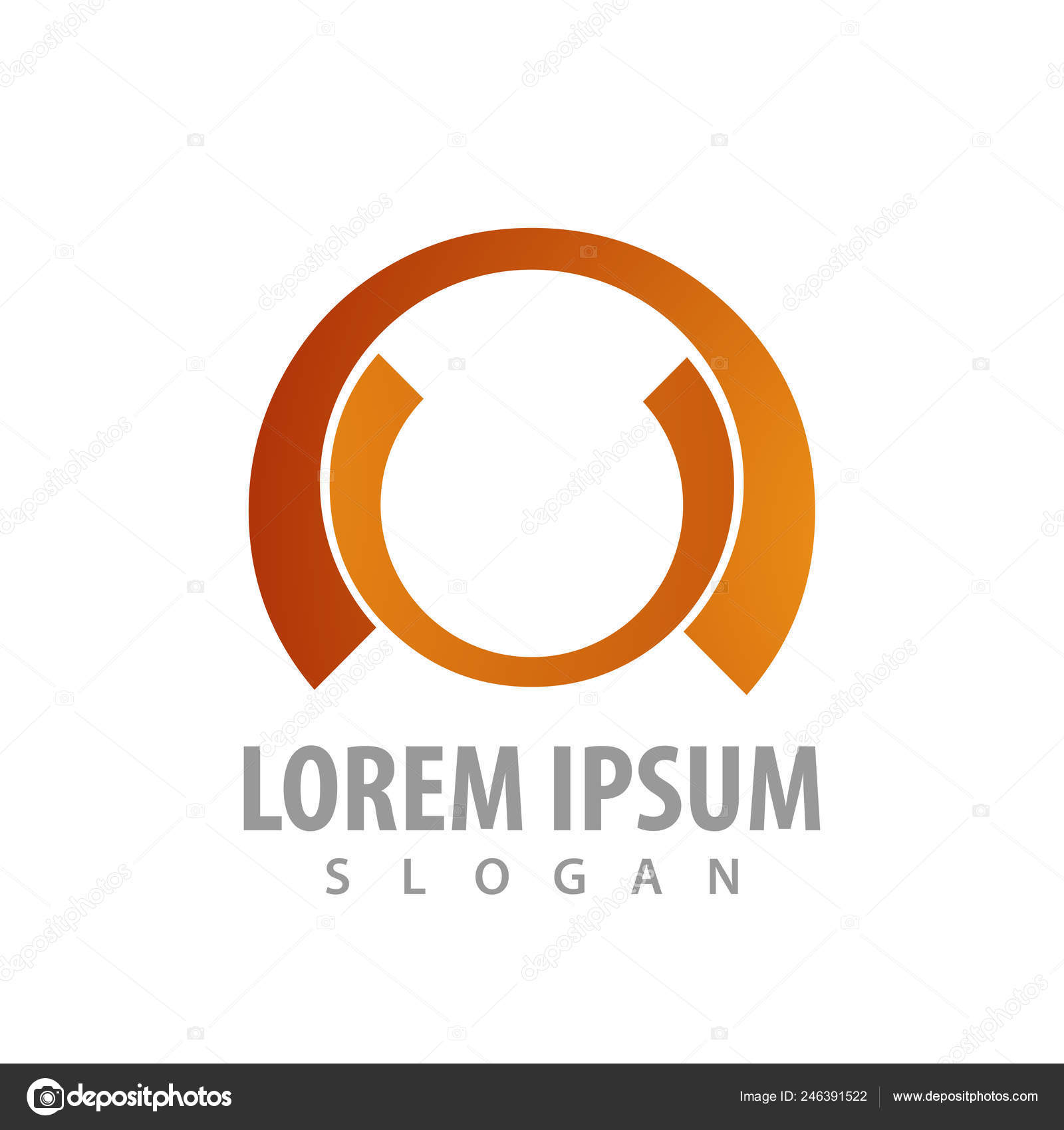 Logo Concept Design Rotate Symbol Graphic Template Element — Stock ...