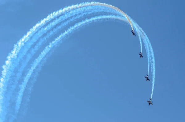 Jet aircraft display team Stock Photos, Royalty Free Jet aircraft ...