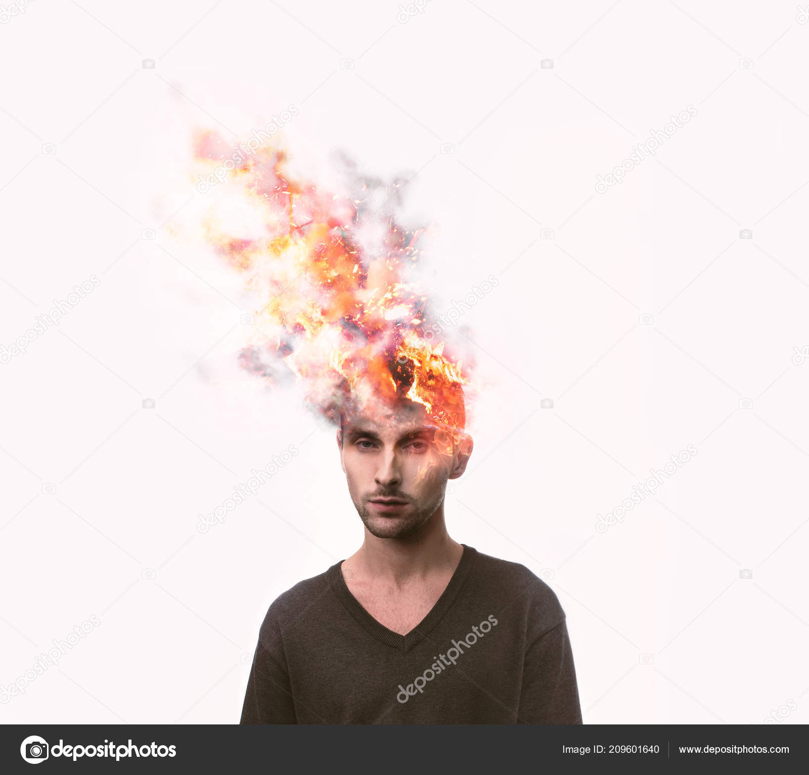 People Burning In Fire