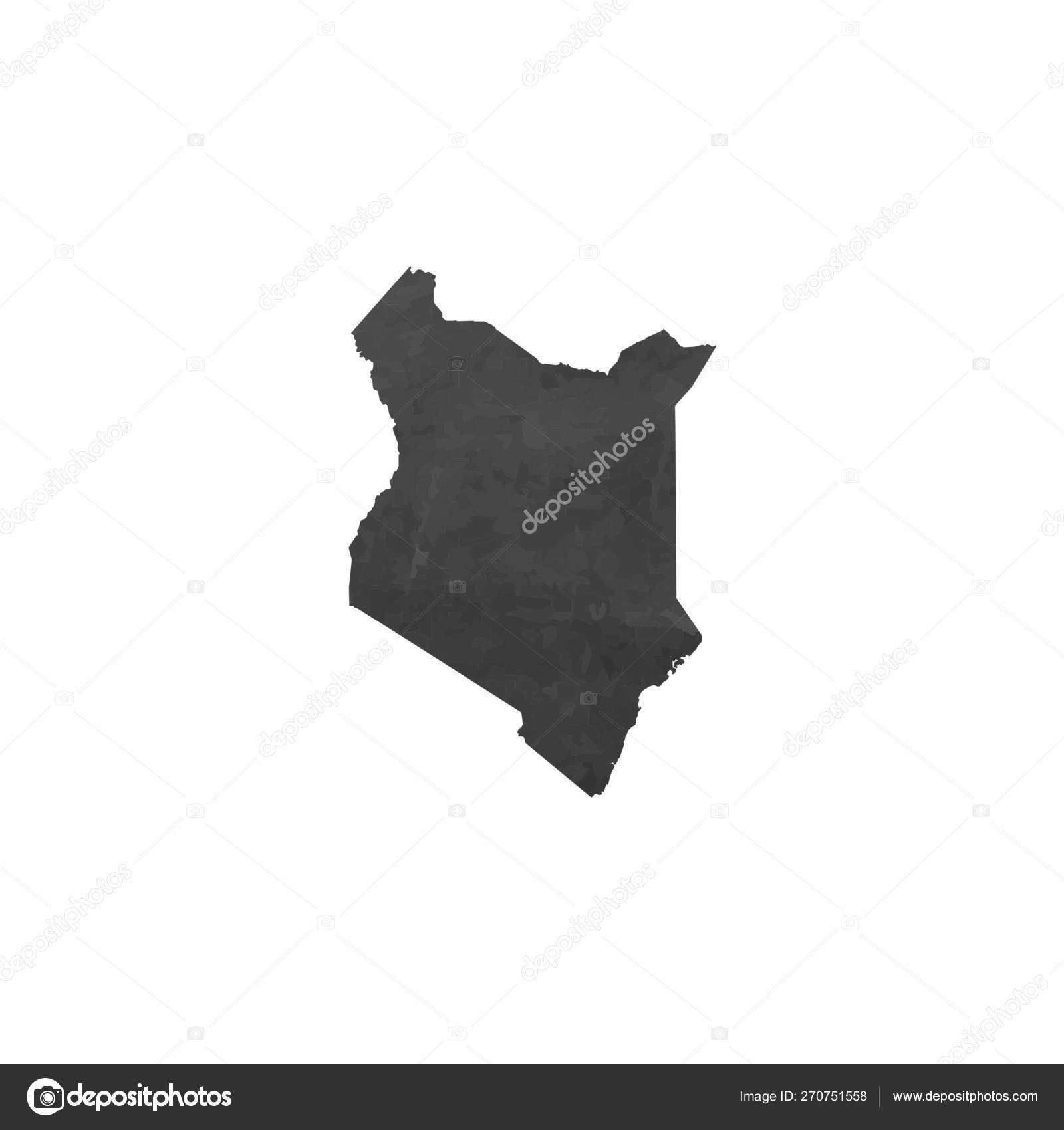 Country Shape Illustration of Kenya Stock Vector by ©PaulStringer 270751558