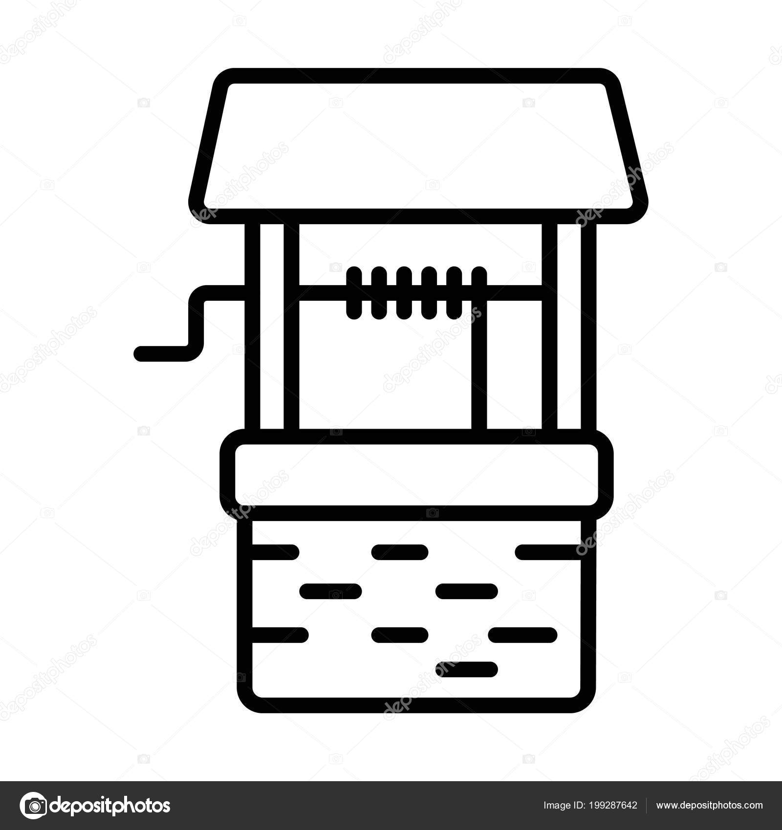 Well Flat Icon Vector Illustration Stock Vector by ©secon 199287642