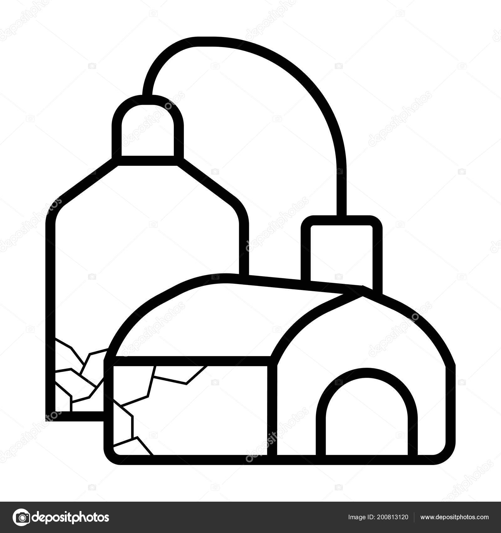 Chemical Plant Vector Icon Stock Vector Image by ©secon #200813120