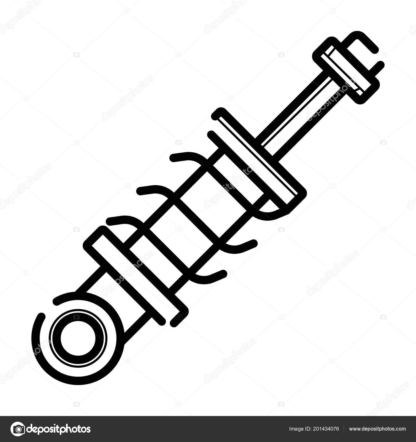 Damper Icon Isolated White Background Stock Vector Image by ©secon ...