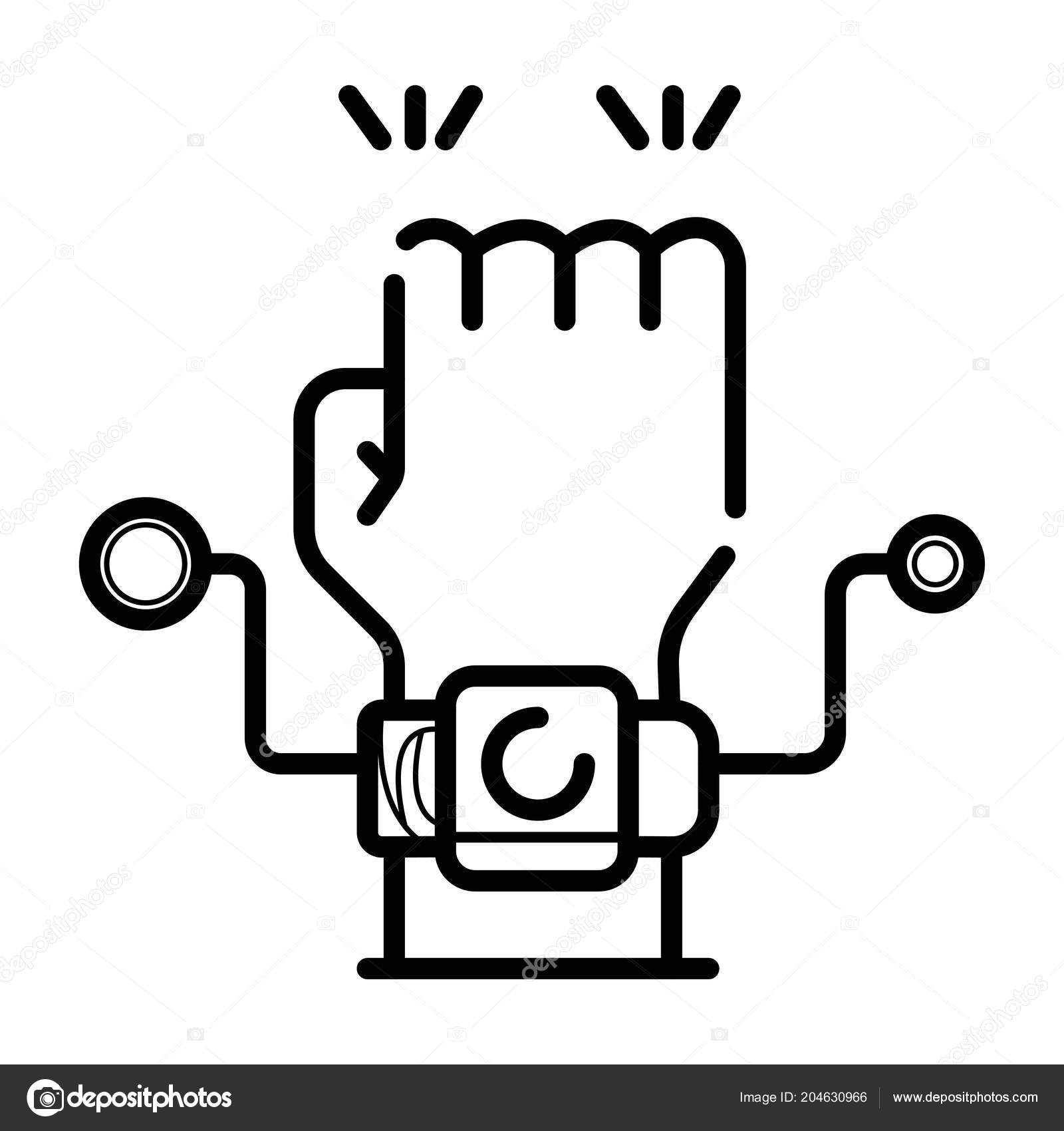 Smartwatch Hand Icon Stock Vector Image by ©secon #204630966