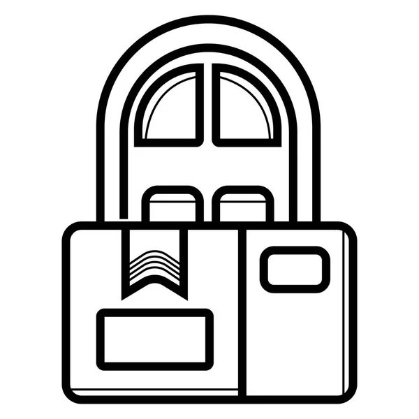 Buku terkunci imágenes de stock de arte vectorial | Depositphotos