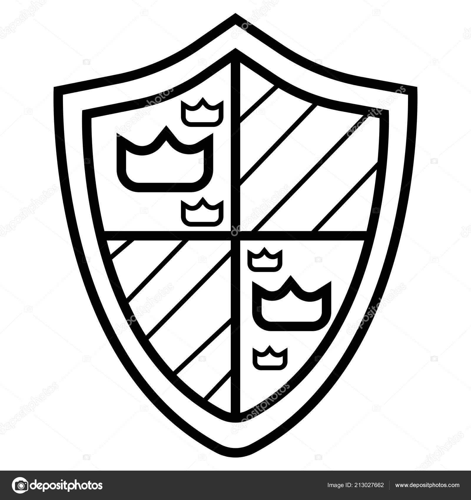 Shield Icon Vector Illustration Stock Vector By ©secon 213027662