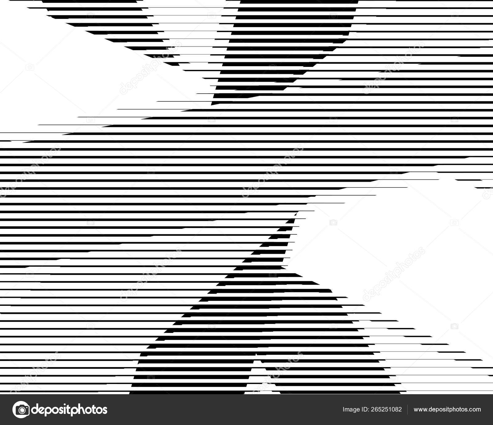 Halftone Bitmap Lines Retro Background Black White Vector Pattern Stock ...
