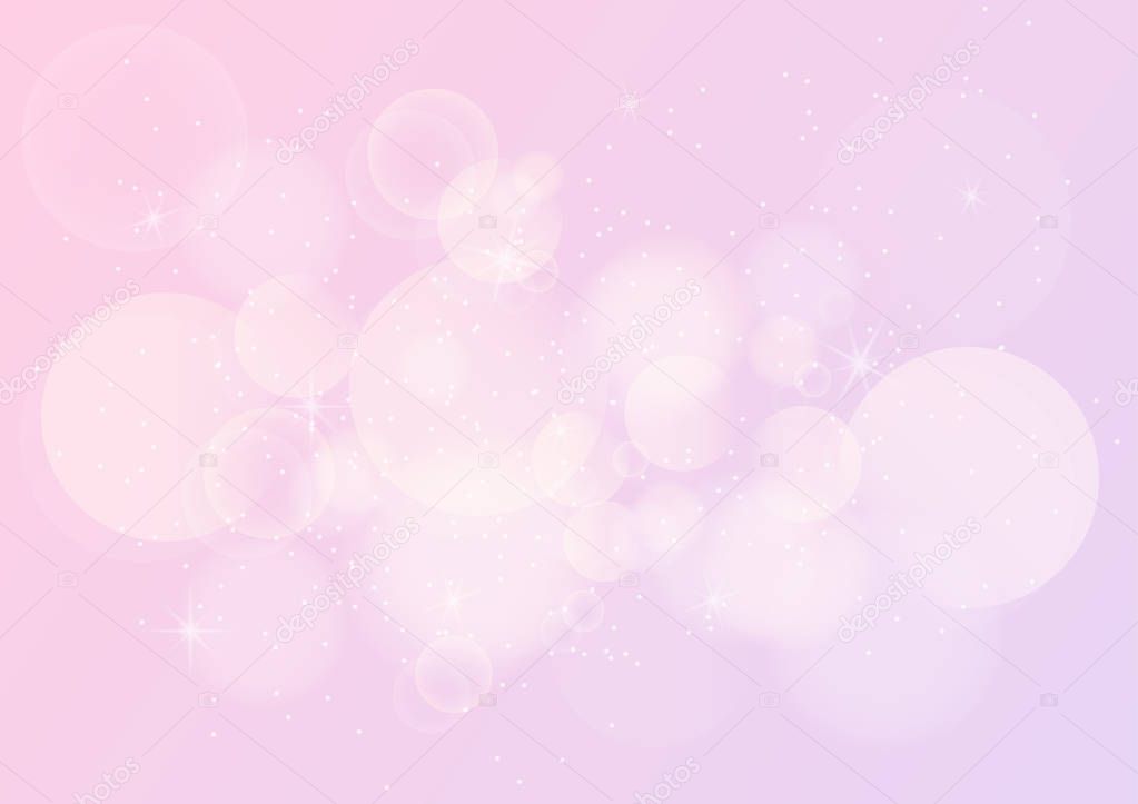 Ilustración vectorial de fondo abstracto de color pastel con boke 2023