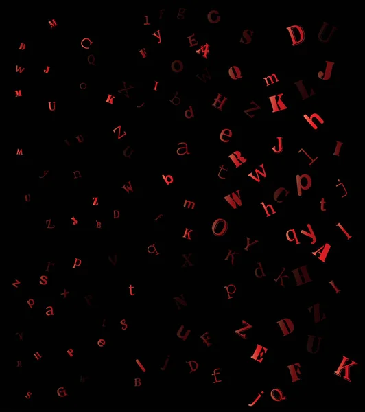 Falling Random Letters Alphabet Beautiful Background Design Stock ...