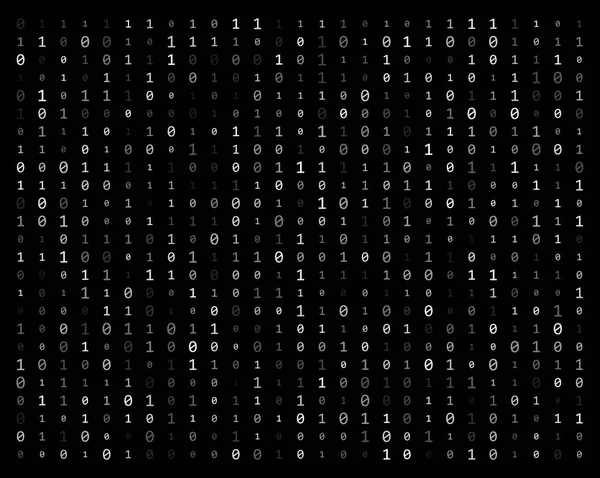 Binary code zero one matrix white background beautiful banner wa ⬇ ...