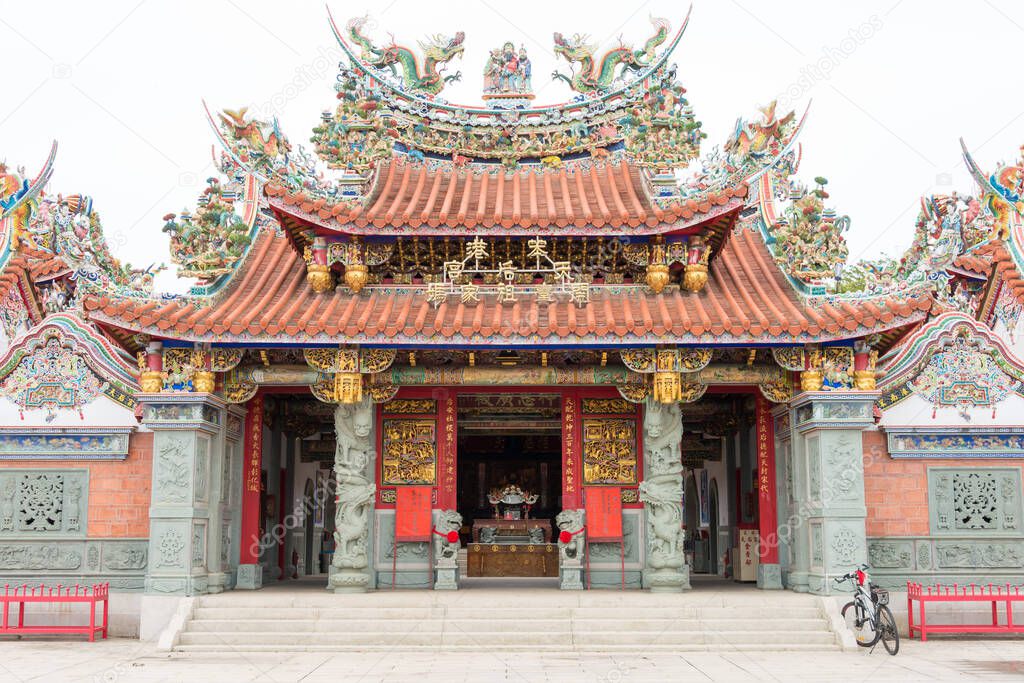 Chiayi, Taiwán - Bengang Tianhou Temple en Xingang, Chiayi, Taiwán. 2024