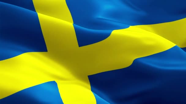Sweden Waving Flag National Swedish Flag Waving Sign Sweden Seamless ...