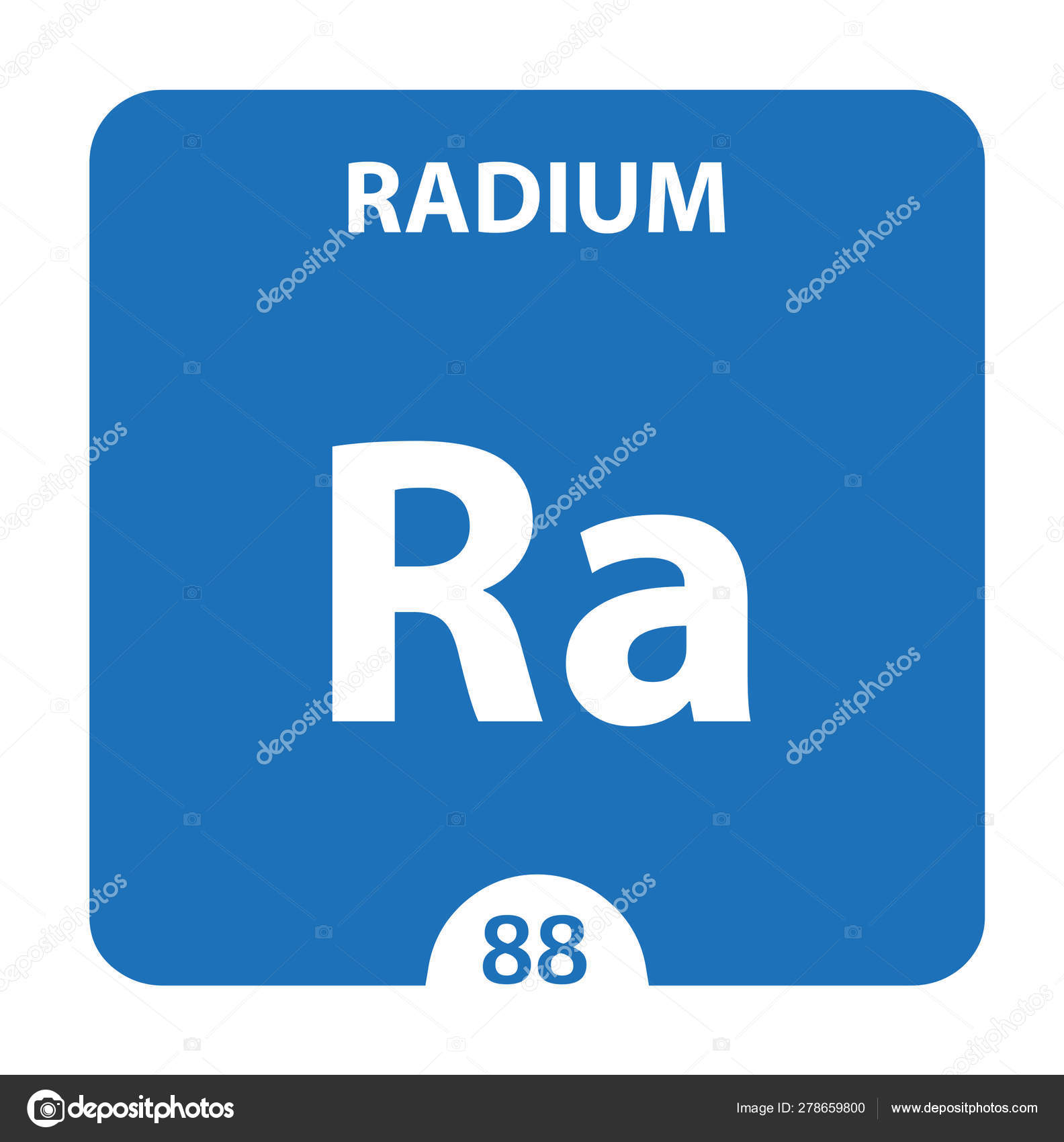Radium On The Periodic Table Of Elements