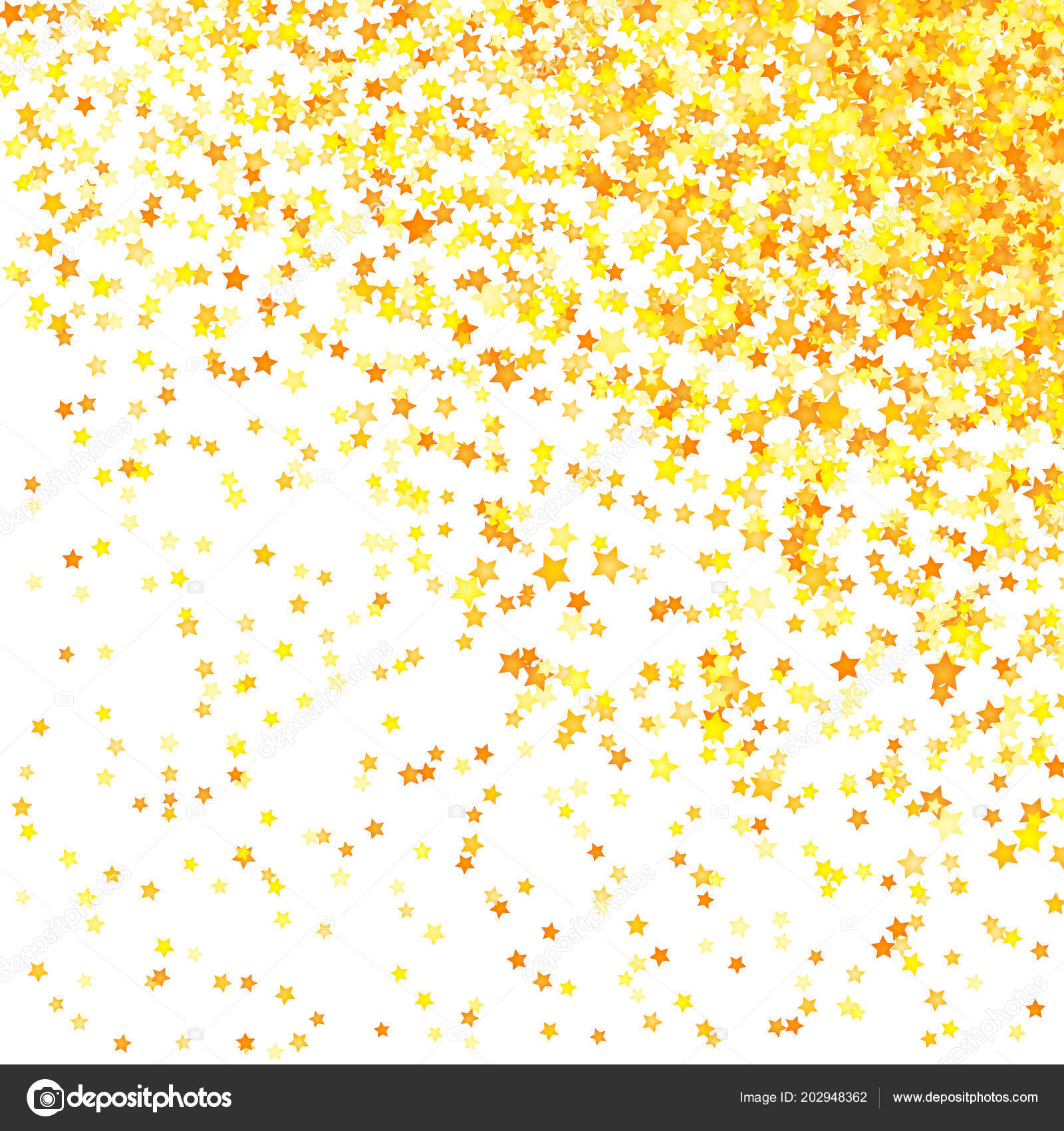 Vector Yellow Stars Background Element Flat Style Stock Vector Image by ...