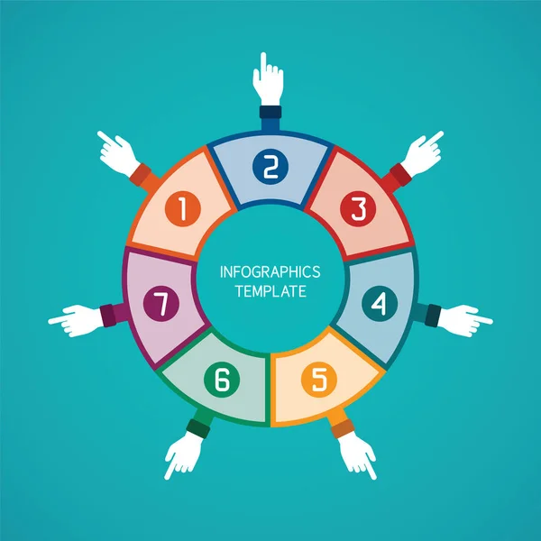 Abstract Vector Steps Infographic Template Flat Style Layout Workflow Scheme Stock Vector Image ...