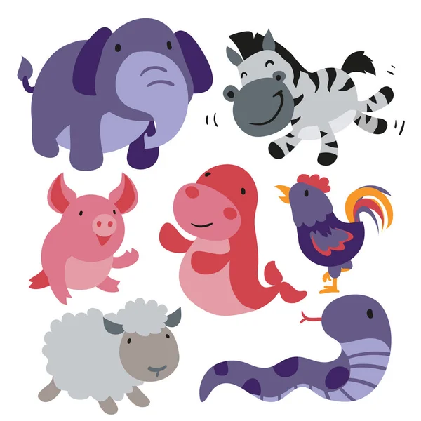 Animals Vector Character Design Animals Collection Vector Design Stock Vector Image by ...