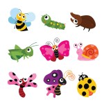 Garden animals collection Stock Vector Image by ©clairev #3400563