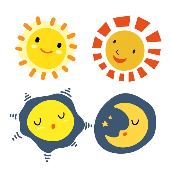 Moon characters Vector Images | Depositphotos