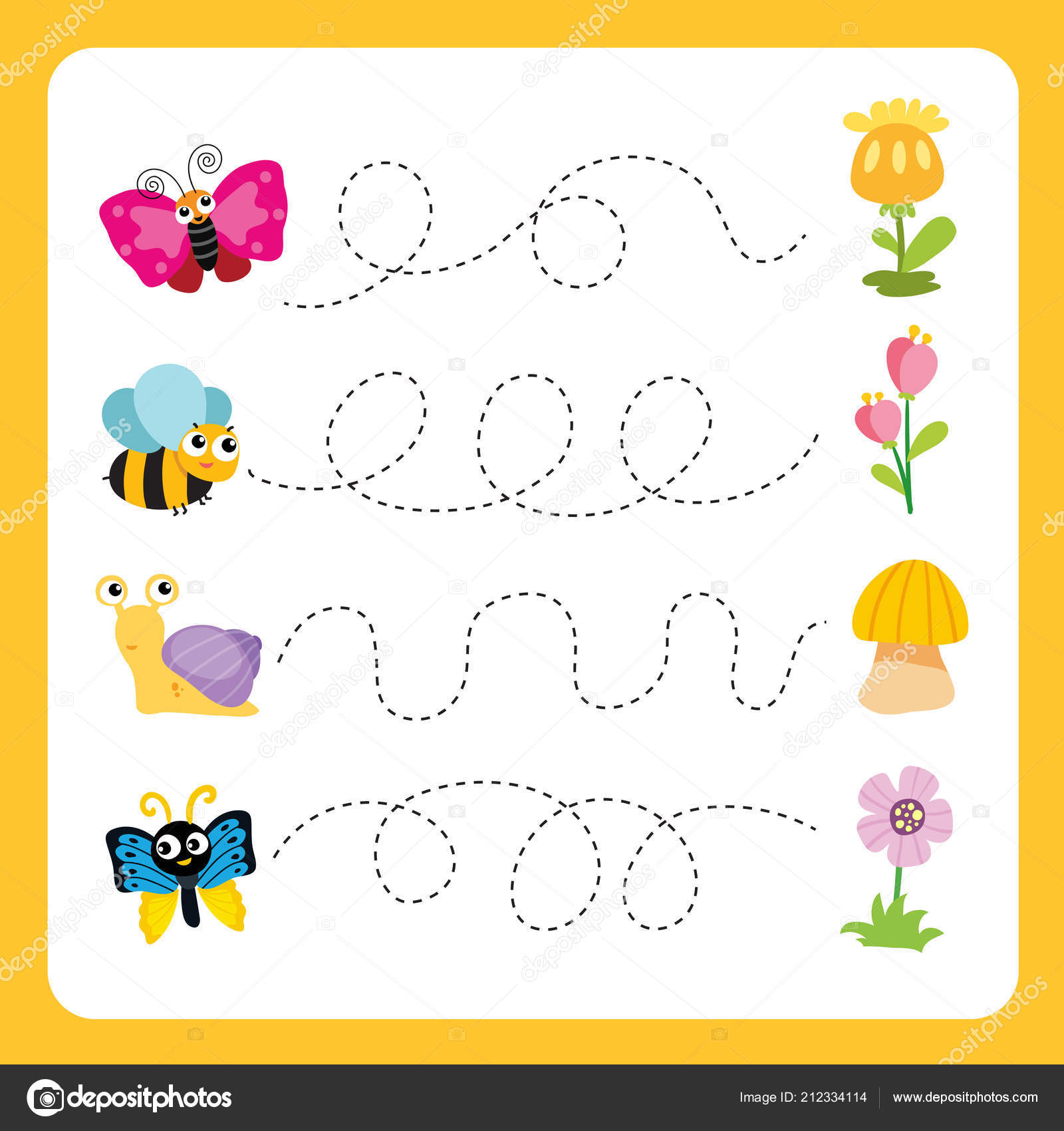 Worksheet Vector Design Kid Artwork Vector Design Kid Stock Vector ...