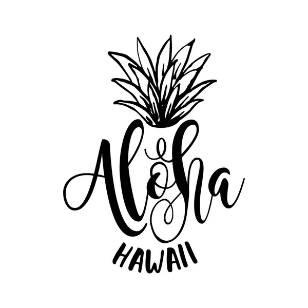 Aloha Vibes Only Funny Typography Quote Pineapple Crown Vector Eps ...